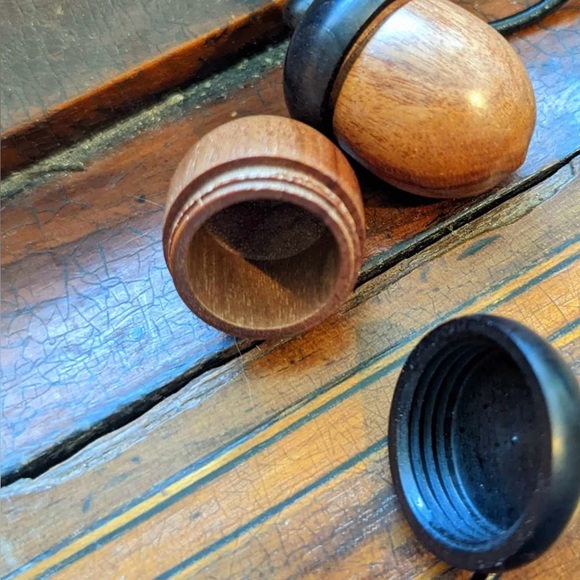 Jewelry | Acorn Cap Dome Crown Hex Nut Thumbnut Oaknut Cupule Wood Vial ...